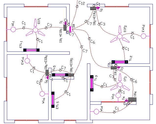 Circuit Diagram of Flat